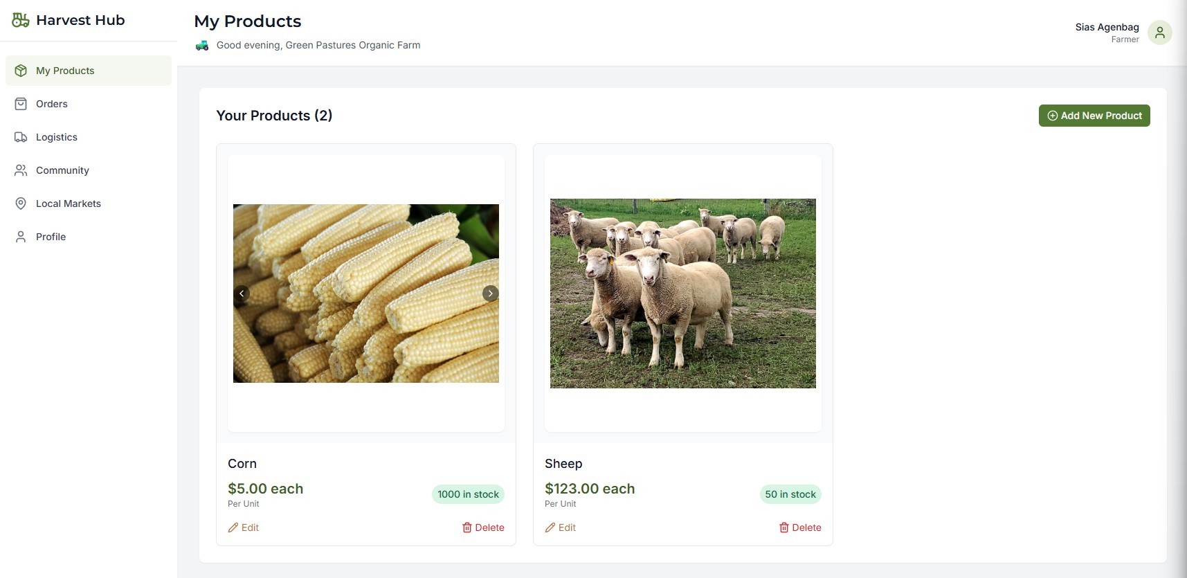 Harvest Hub - Farm-to-Table Marketplace